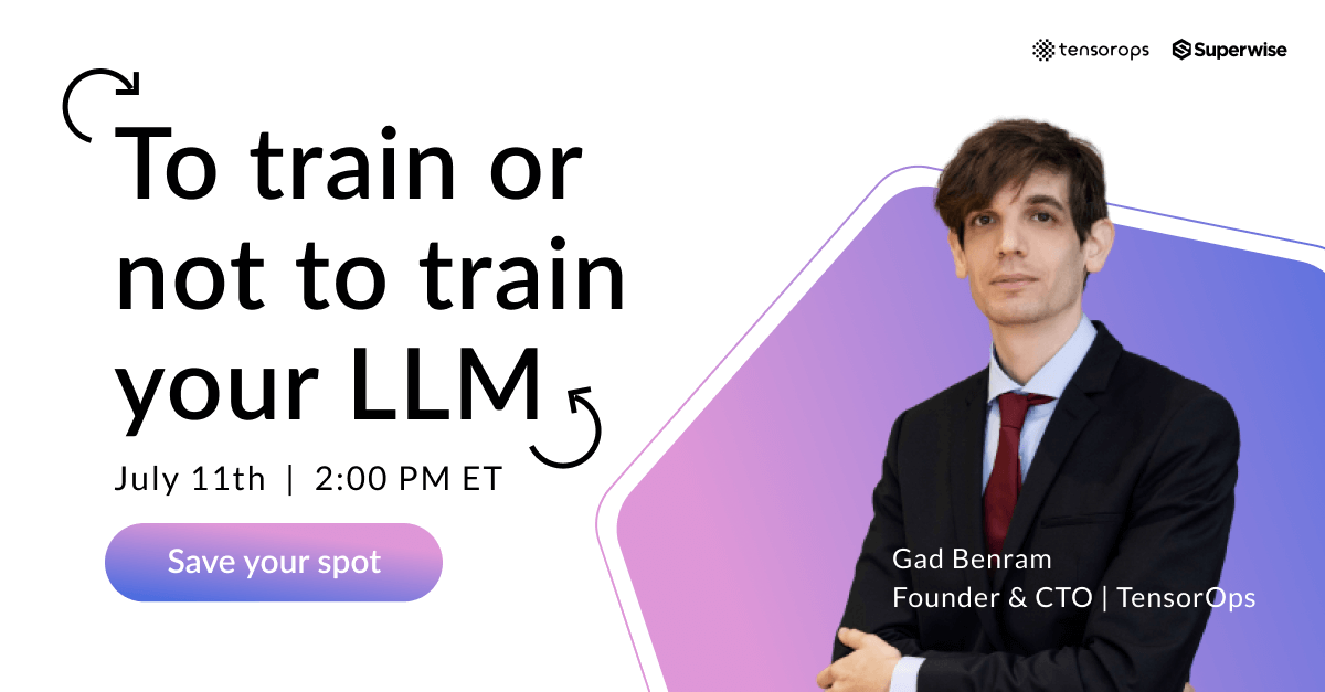 To train or not to train your LLM